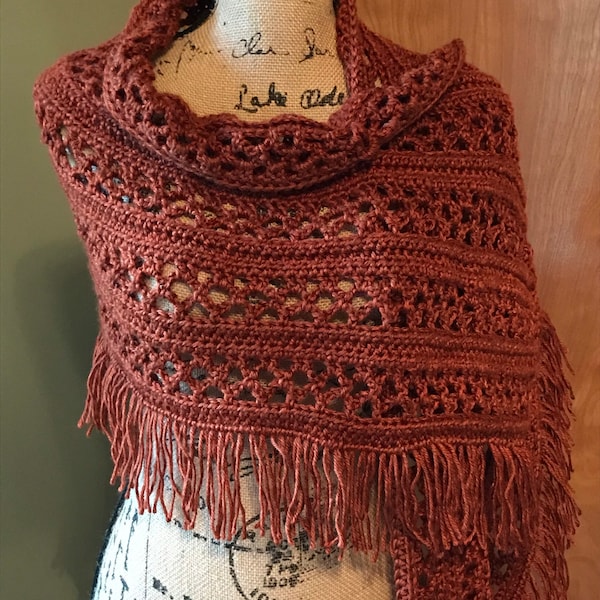 Rust Wrap Dress - Etsy