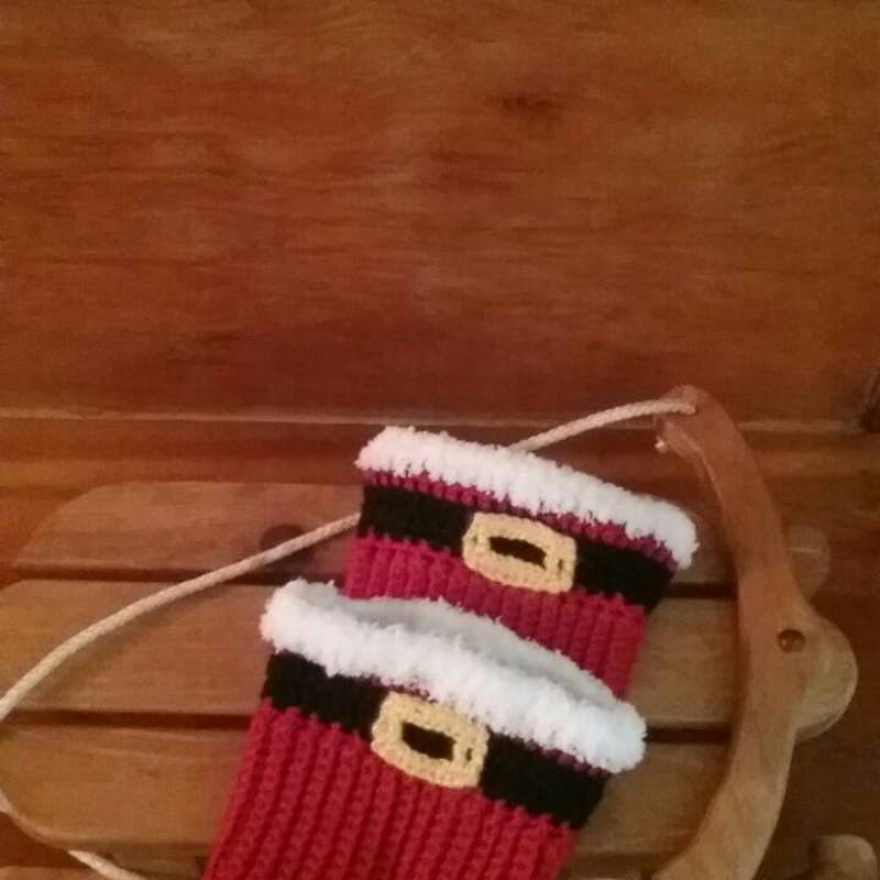 Santa Boot Cuffs - Etsy