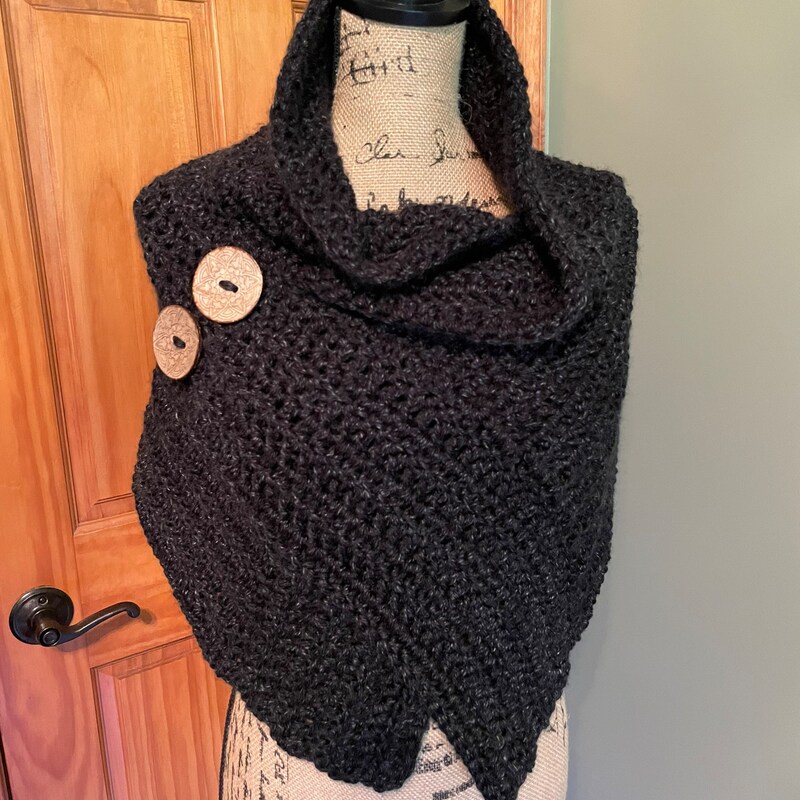 Crochet Button Wrap - Etsy