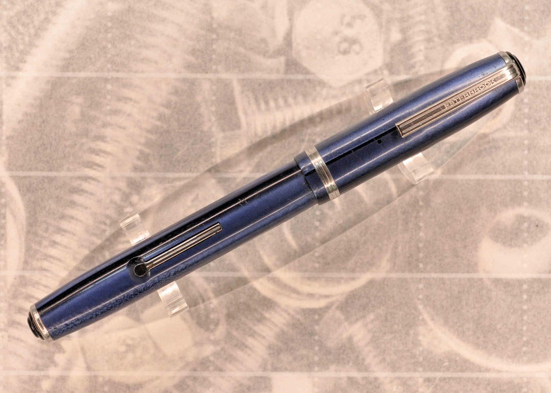Esterbrook J Fountain Pen and Pencil Set (restored) - Cobalt Blue 9460 ...