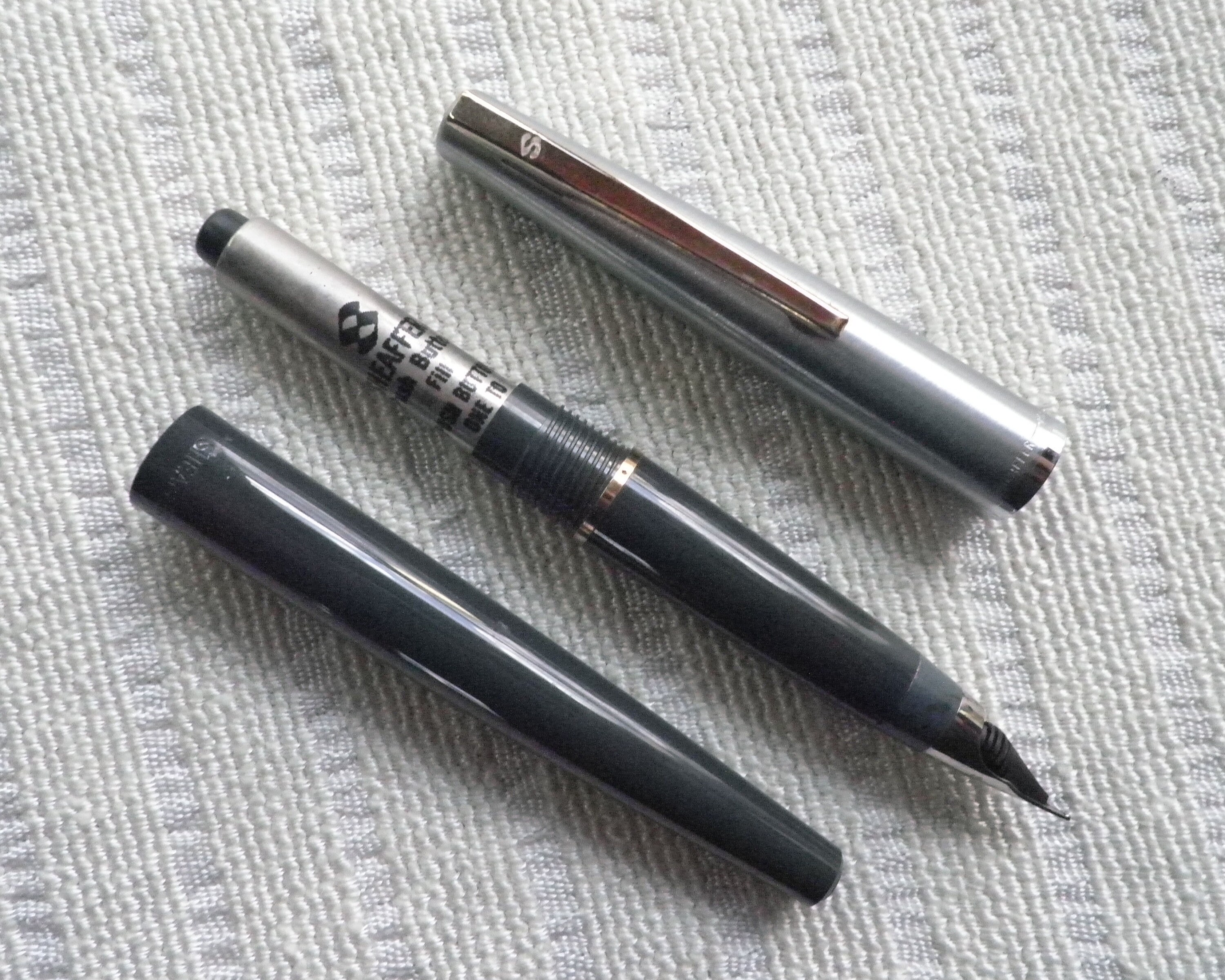 Sheaffer Stylist 440 Fountain Pen and Pencil Set Gray Pgag - Etsy