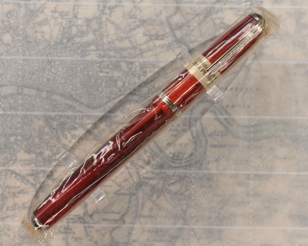 Esterbrook J Fountain Pen (NOS in Cellophane) - Dubonnet Red 2668 Firm ...
