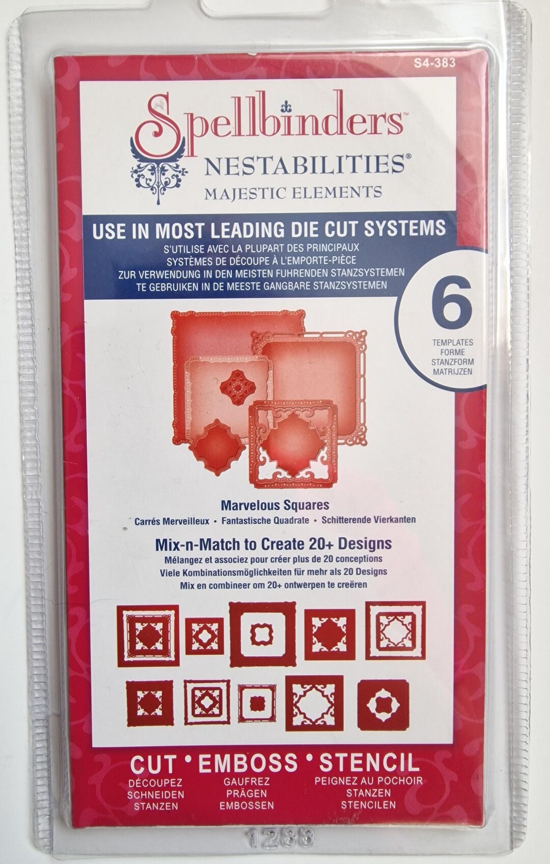 Spellbinders Nestabilities Dies - Majestic Elements S3-383 | Metal ...