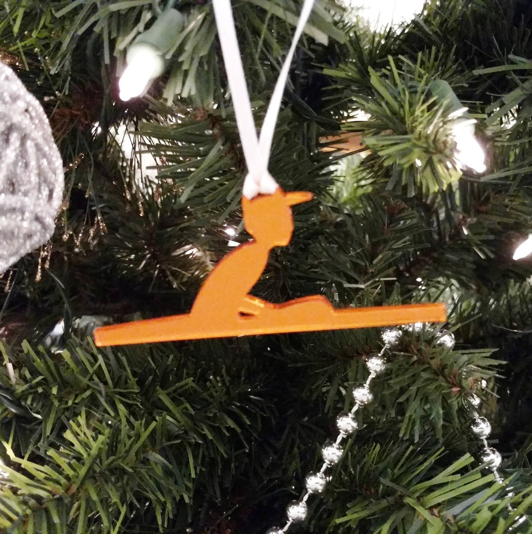 Male Coxswain, Orange Acrylic Mirror Finish | Plastic Christmas Tree ...