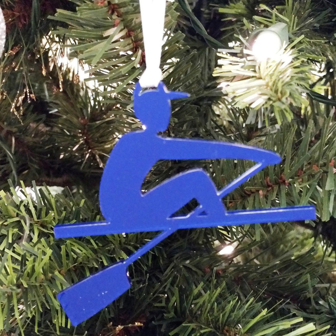 Male Rower, Blue Acrylic Mirror Finish | Plastic Christmas Tree ...