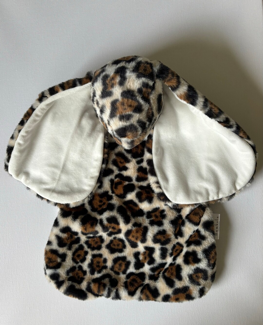 Leopard Spotty Plush Puppy Lovey/baby Shower/sensory Toys/security ...