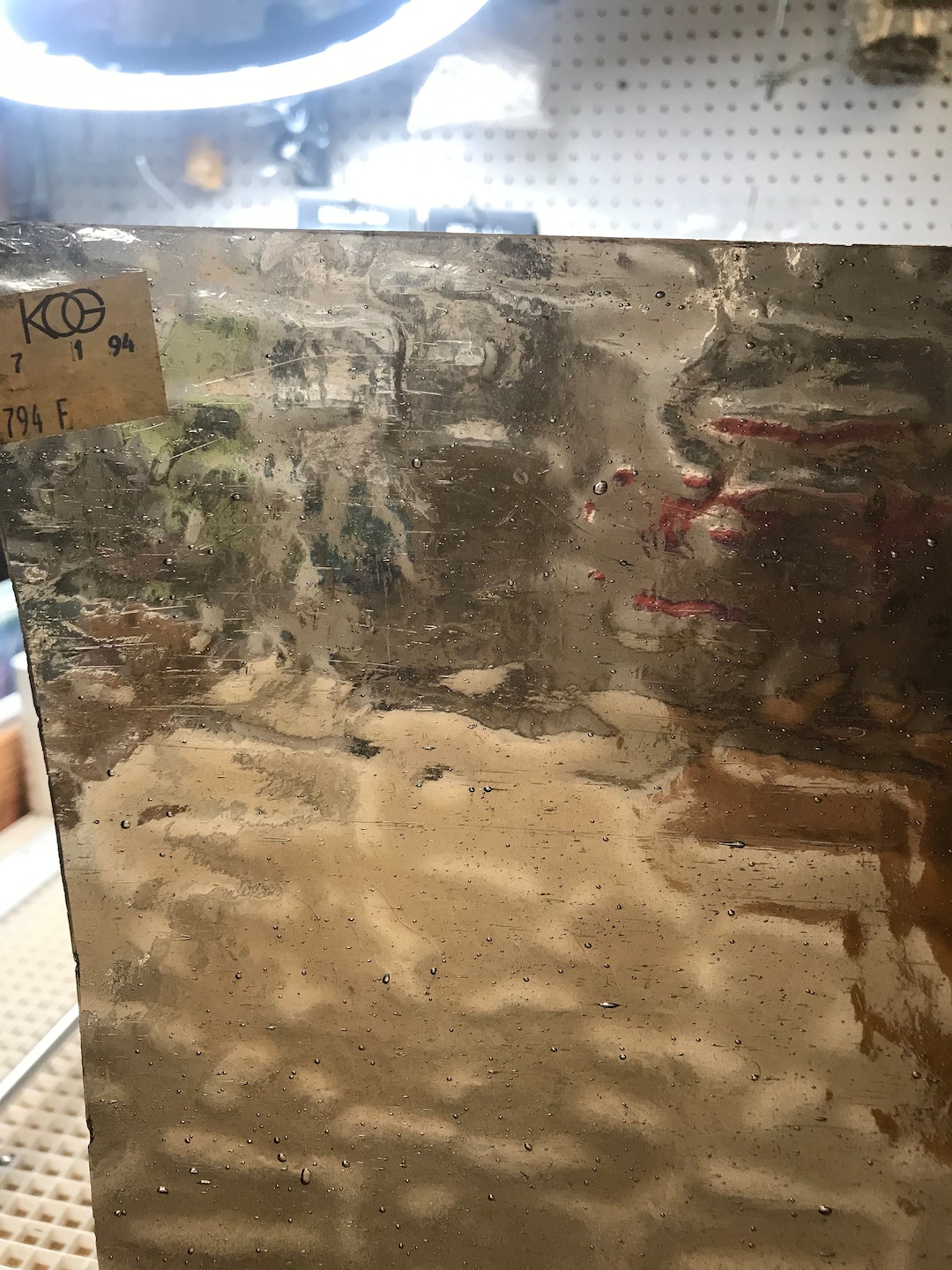 Stained Glass Sheet, 8” X 6”- Pink Gray Flemish (kokomo 794 F) - Etsy