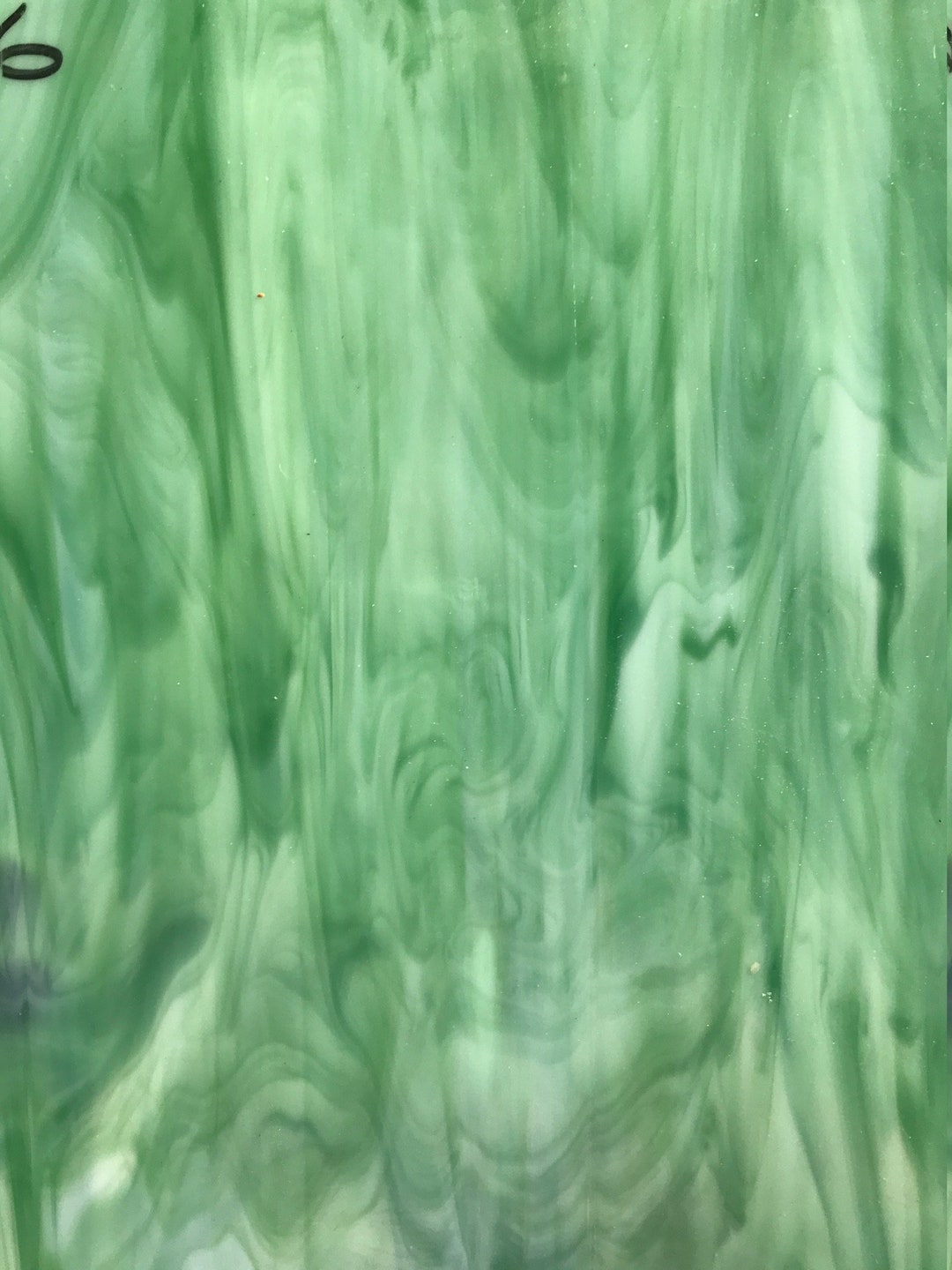 11.5 X 12 Stained Glass Sheet White and Dark Green spectrum 325-6 - Etsy