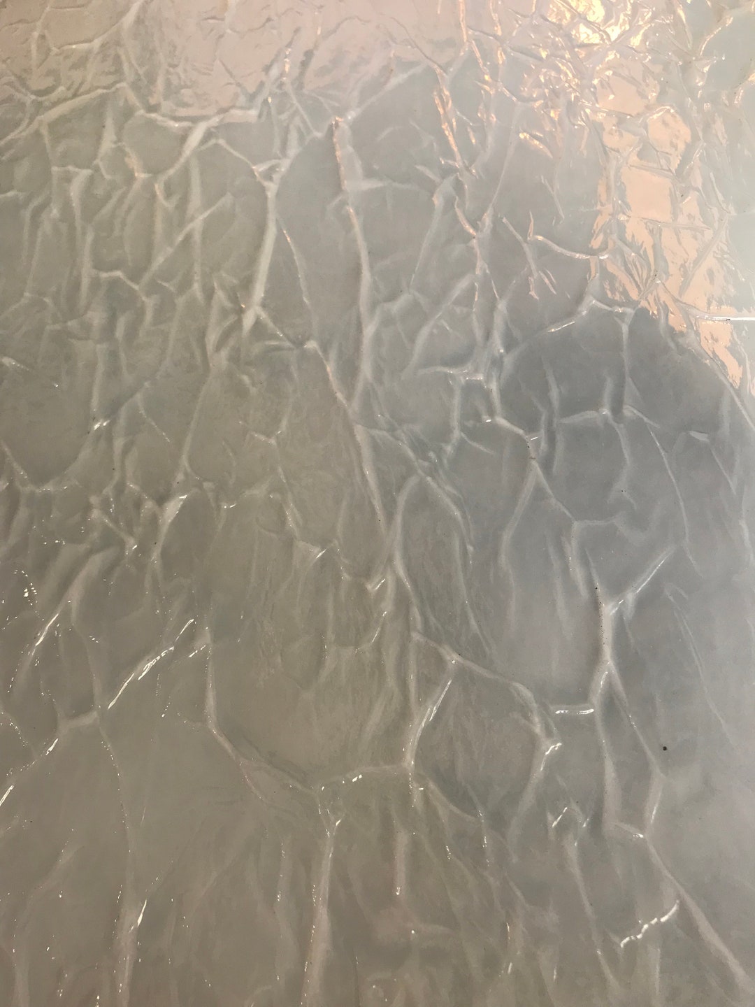 Stained Glass Sheet, 12” X 12” Crystal Opal Krinkle (spectrum 209 K) - Etsy