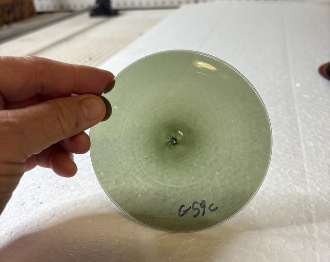 Monarch Glass Studio Mouth Blown Rondel - G59C - Etsy