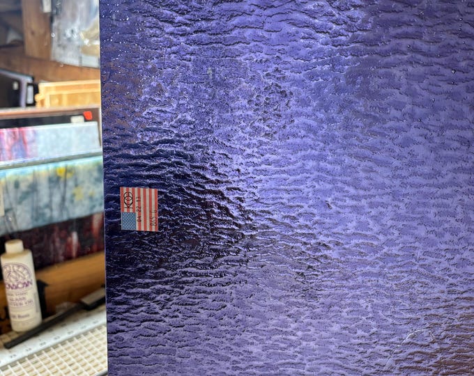 Stained Glass Sheet, - 12x12 Medium Violet Granite (kokomo 865 G) - Etsy
