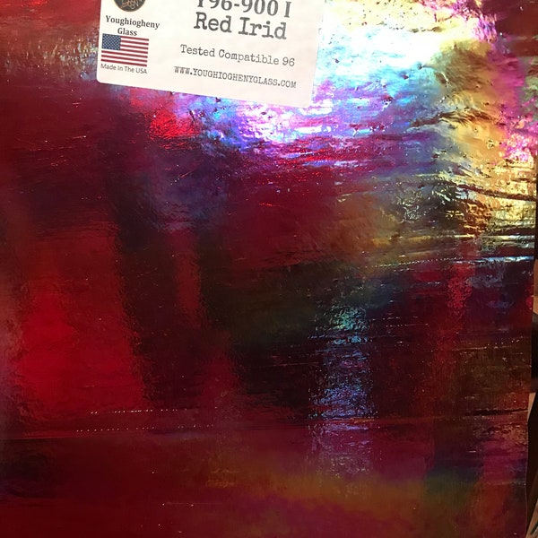Red Art Glass - Etsy