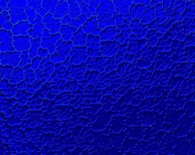 Stained Glass Sheet, 8" X 6" - Cobalt Blue Figure C (wissmach 220 Fc ...