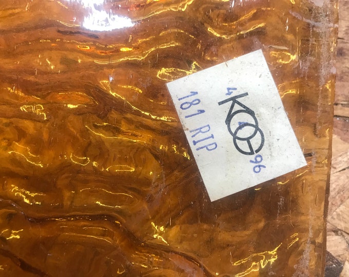 Stained Glass Sheet, 12 X 12 Amber Ripple kokomo 181 RIP - Etsy