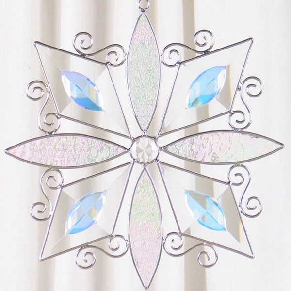 Beveled Snowflake - Etsy
