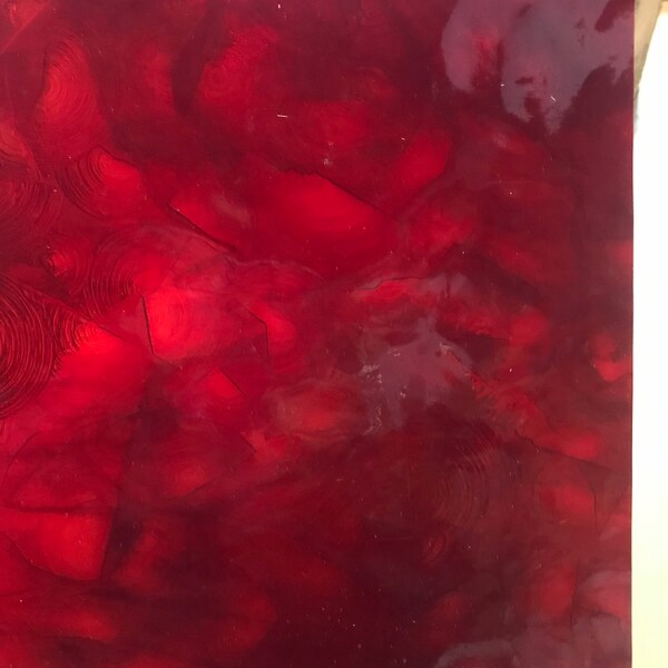 Stained Glass Red - Etsy