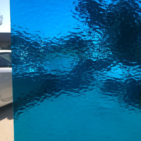 Aqua Stained Glass - Etsy