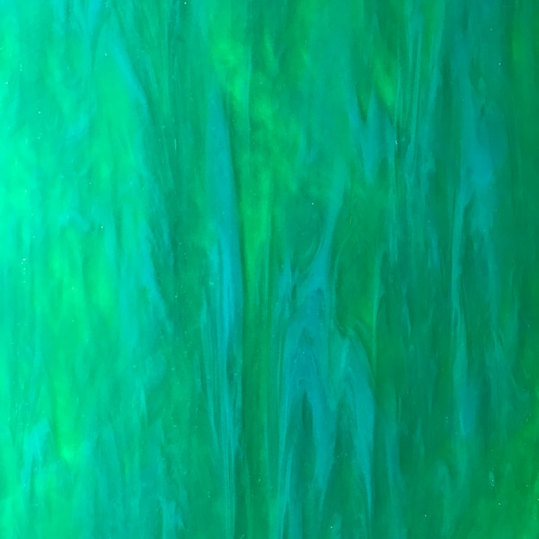 Turquoise Stained Glass Sheet - Etsy
