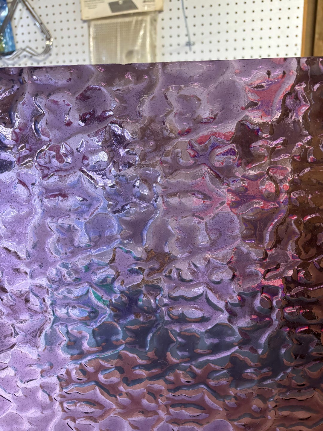 8 X 6 Stained Glass Sheet, Dark Violet Flemish wissmach 311 F - Etsy