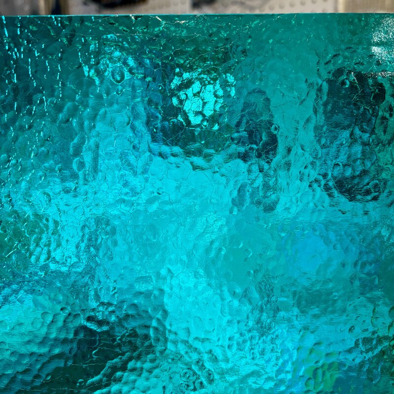 Aqua Stained Glass - Etsy