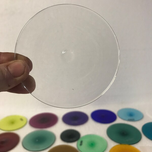 Glass Rondels - Etsy