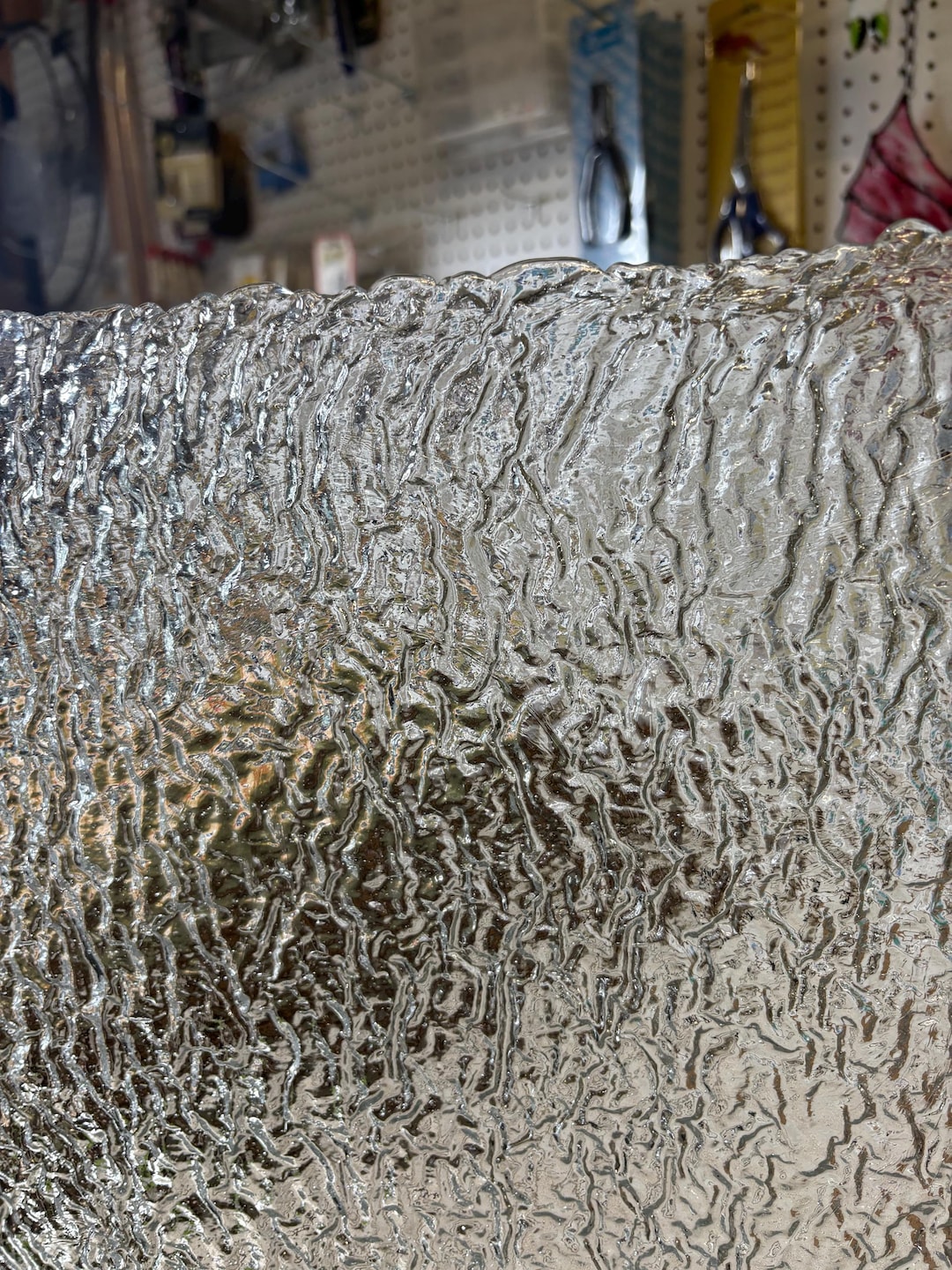 8" X 6" Stained Glass Sheet, Clear Ripple (youghiogheny 800 R) - Etsy