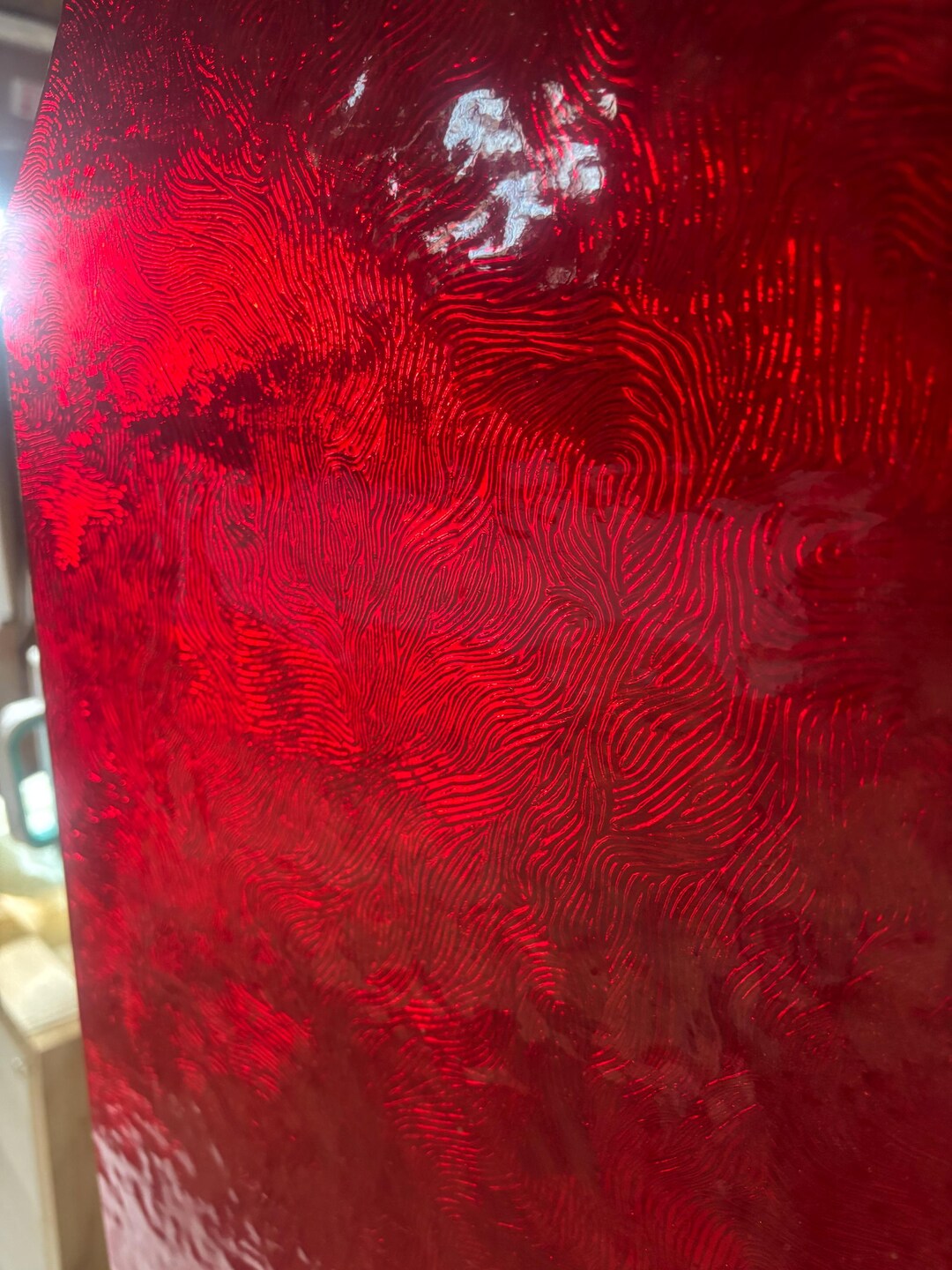 Stained Glass Sheet, 8” X 6” - Cerise Ruby Vertigo (kokomo 41 V) - Etsy