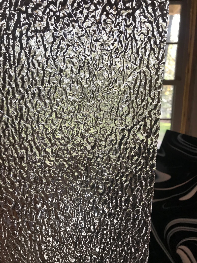 Stained Glass Sheet, 8" X 6” - Clear Granite Ripple 90 (uroboros 51-00 ...