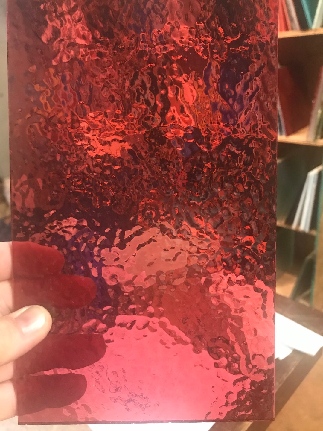 Stained Glass Sheet, - Cranberry Pink Corella Classic (wissmach X6COR ...