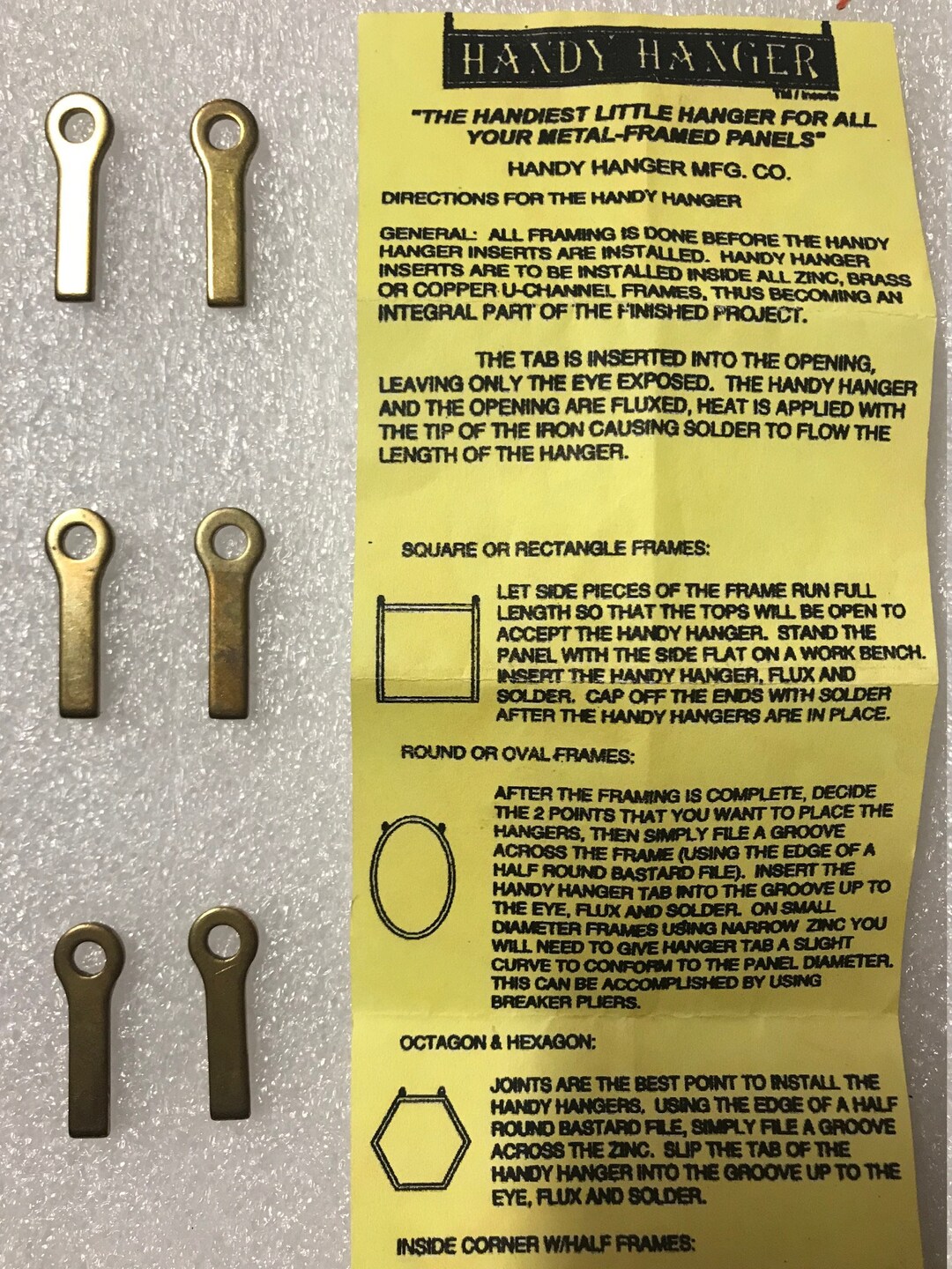 Handy Hanger - Pack of 6 Piecesstained Glass Sheet or Supply - Etsy
