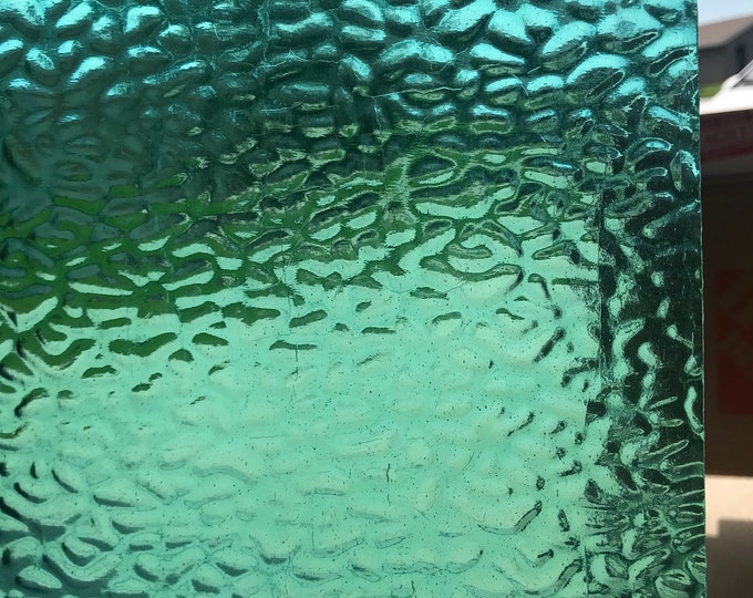 Stained Glass Sheet, 8 X 6 Aqua English Muffle wissmach 4908 EM - Etsy