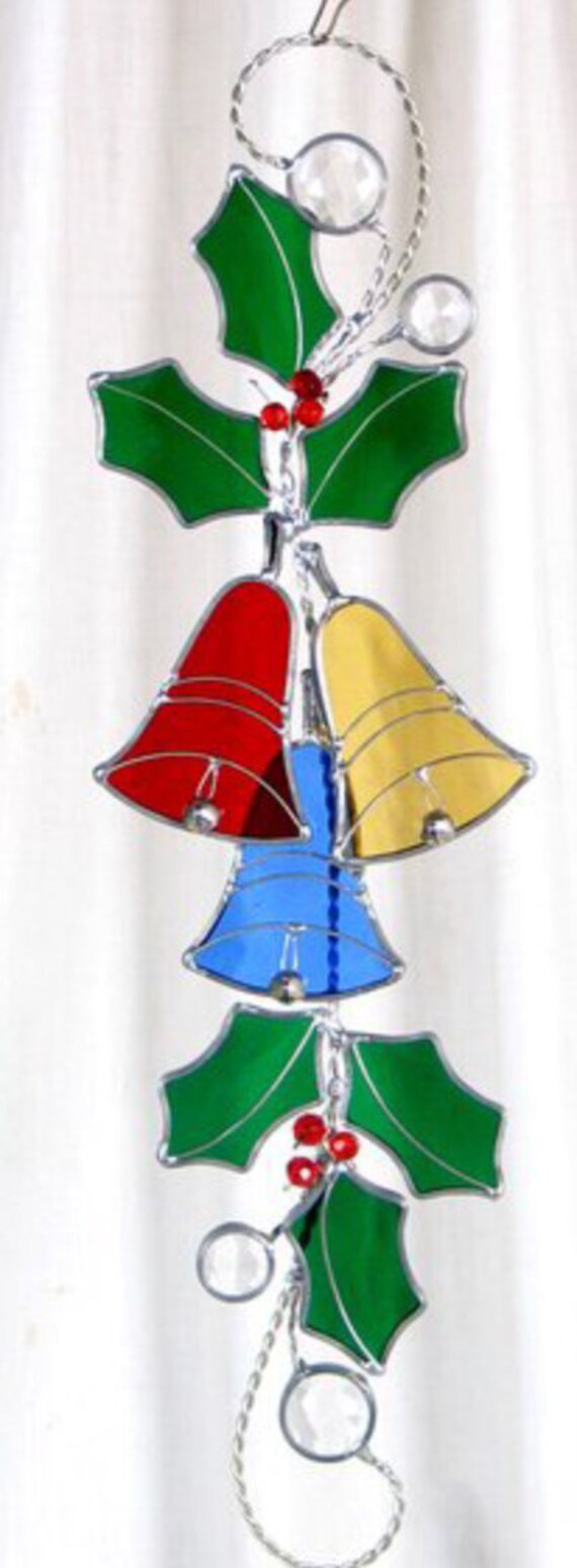 KIT Pre-cut Bell Scroll Stained Glass - Etsy