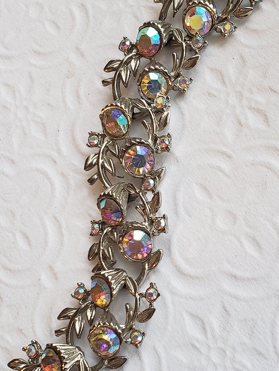 Vintage aurora borealis rhinestones - Gem