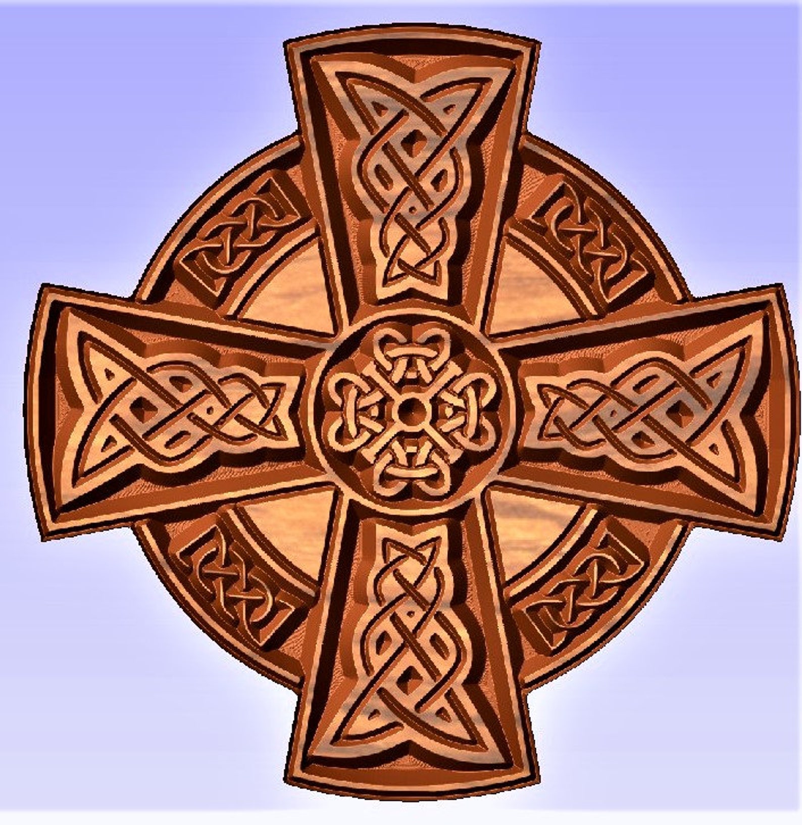 Celtic Cross Circle Cross Wood Wall Cross - Etsy