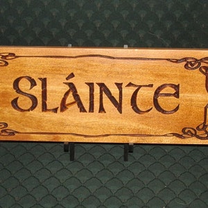 Sláinte; Sláinte Sign;irish Pub - Etsy