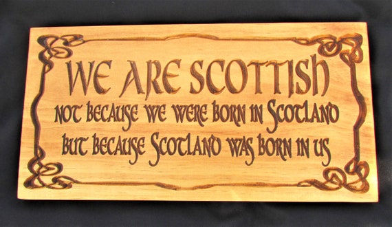 Scotlandscottish Sign Scottish Pride Scottish Gift | Etsy
