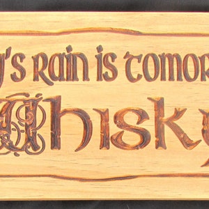Scottish Pub Sign; Pub Sign;whiskey Sign; Whisky Sign; Whisky Gift ...