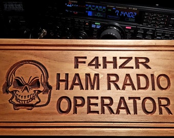 What Happens on Ham Radio Stays on Ham Radio Warning Sign Gag Novelty ...