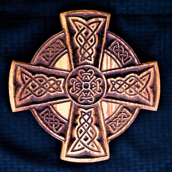 Wooden Celtic Cross - Etsy
