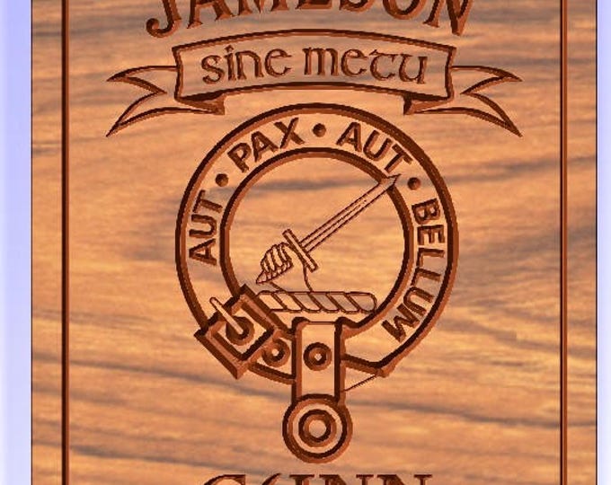 Carved Wood Custom Family Crest - Etsy