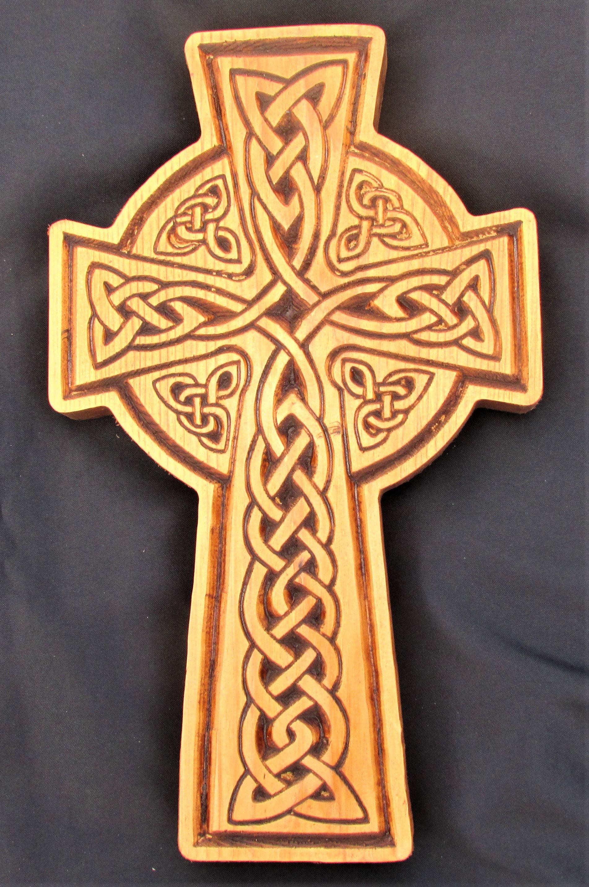 Celtic Cross; Celtic Christian Cross; Wood Cross; Carved Cross - Etsy