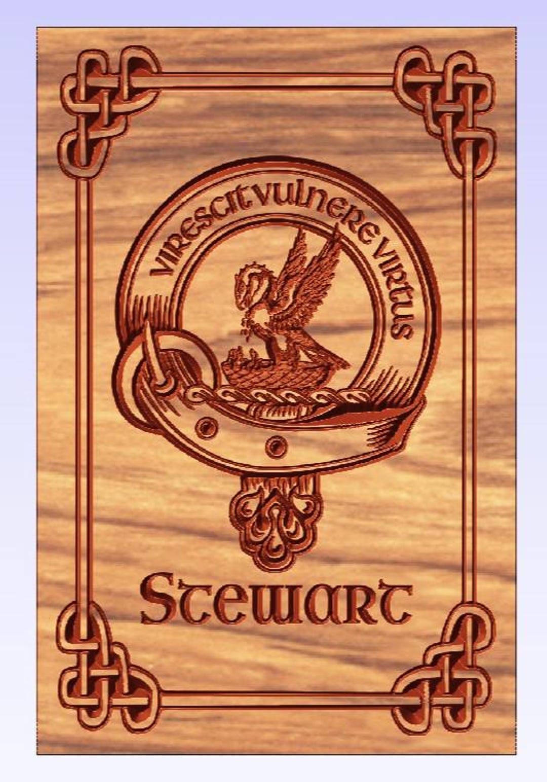 Scottish Clan Crest Rectangle; Clan Crest - Etsy