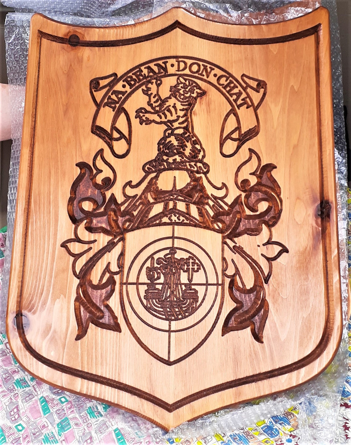 Clan Crest Large Custom Clan Crest Family Crest | Etsy