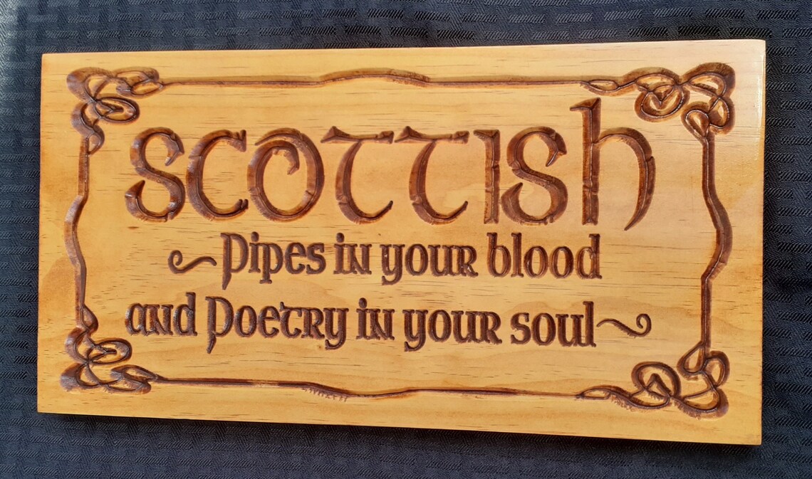 Scottish Pipes Scottish Blood - Etsy