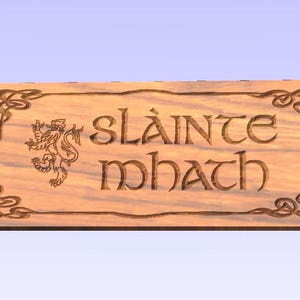 Scotland;scottish Slainte Sign; Slainte Mhath; Gaelic Drinking Slogan ...