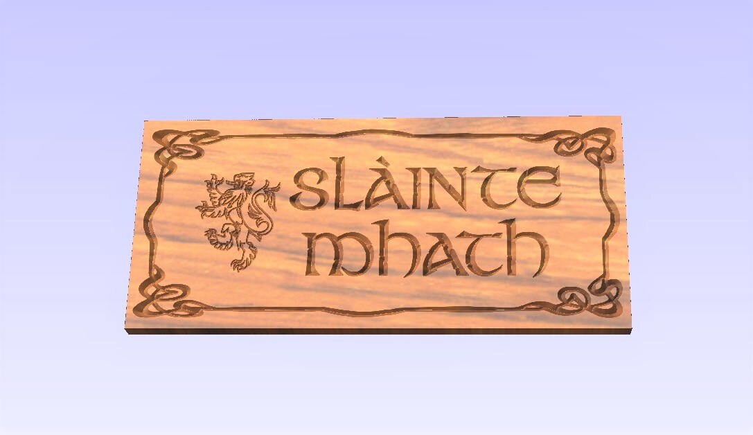 Scotlandscottish Slainte Sign Slainte Mhath Gaelic Drinking - Etsy