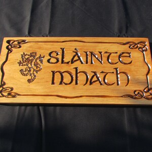 Scotland;scottish Slainte Sign; Slainte Mhath; Gaelic Drinking Slogan ...