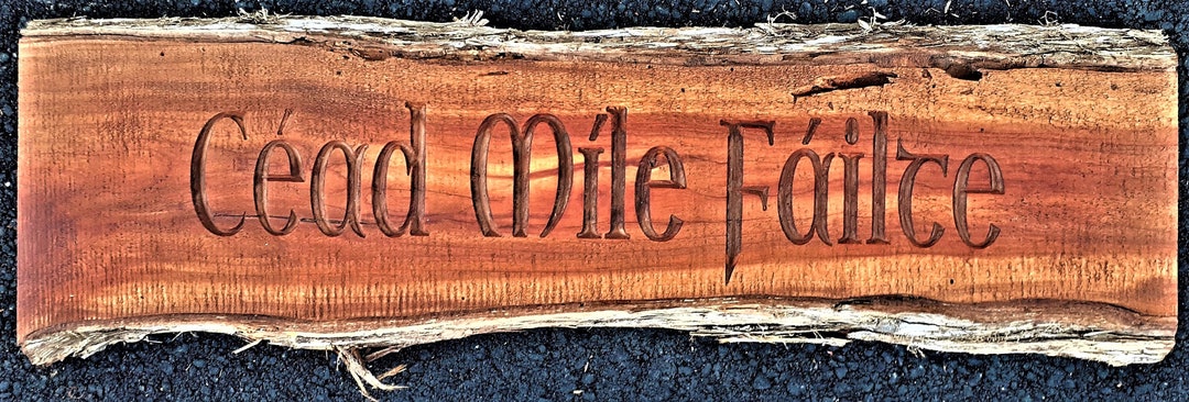 Live Edge Red Cedar Signs; Rustic Signs; Custom Cedar Sign: Must ...