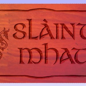 Scotland;scottish Slainte Sign; Slainte Mhath; Gaelic Drinking Slogan ...