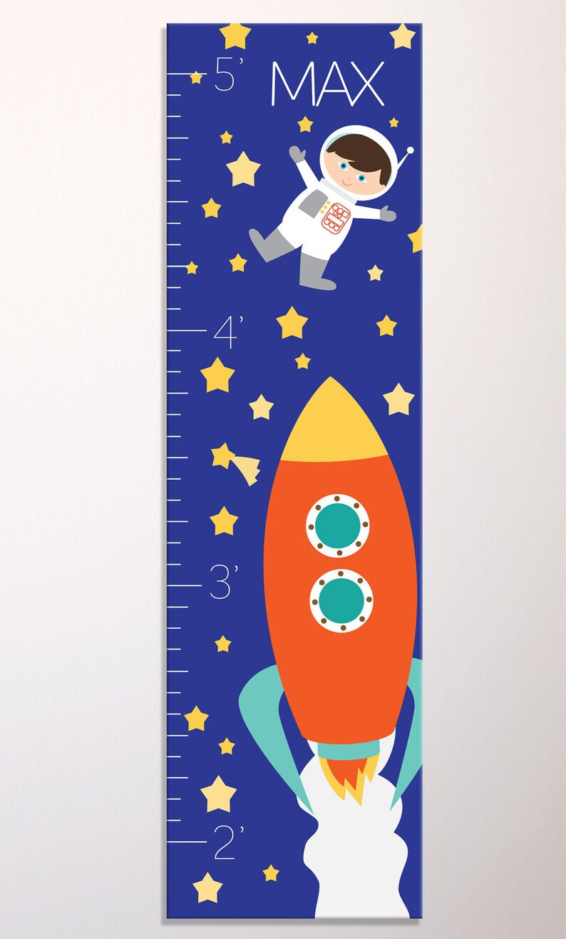 Kid's Astronaut Door Sign, Personalized Door Plaque for Boys ...